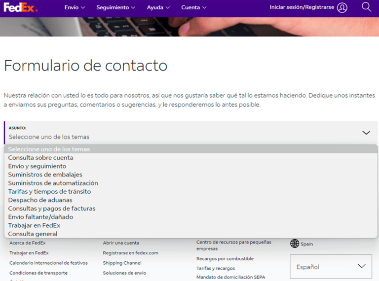 Teléfono Gratuito FEDEX《 Atención 24 Horas